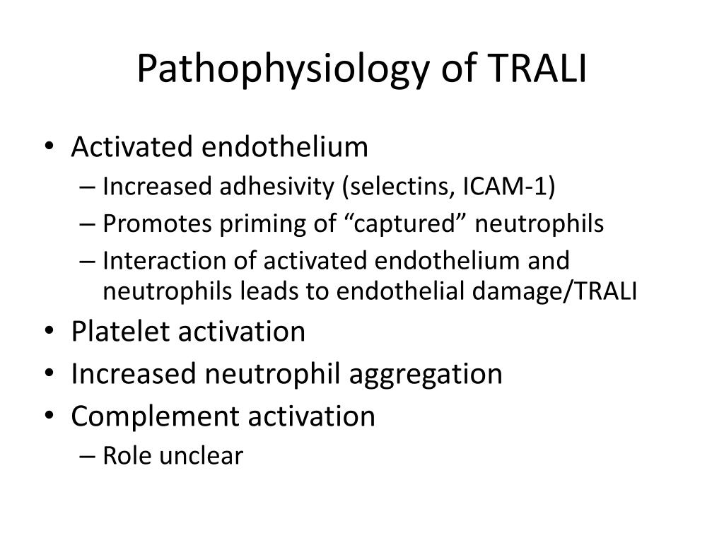PPT - TRALI: It’s Not Just For Blood Bankers Anymore PowerPoint ...