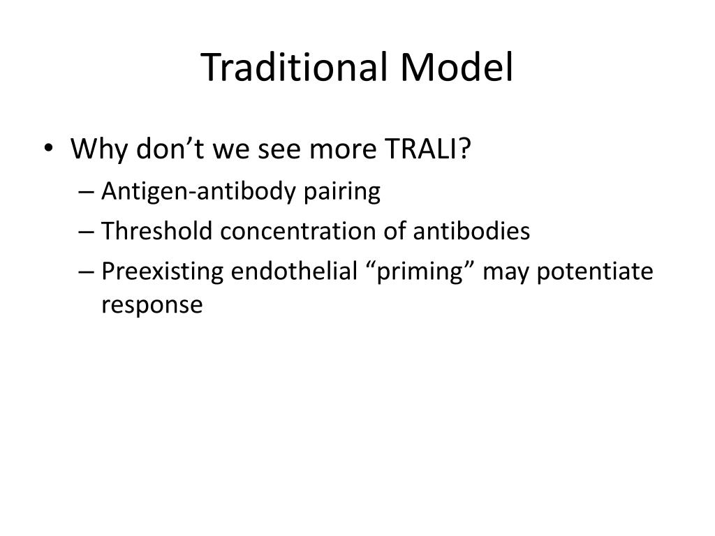 PPT - TRALI: It’s Not Just For Blood Bankers Anymore PowerPoint ...