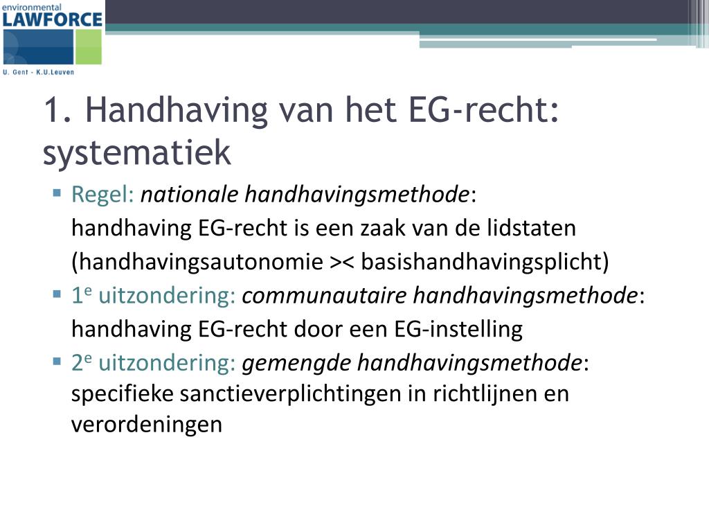 PPT - De Europeesrechtelijke sanctieverplichtingen: eisen gesteld aan ...