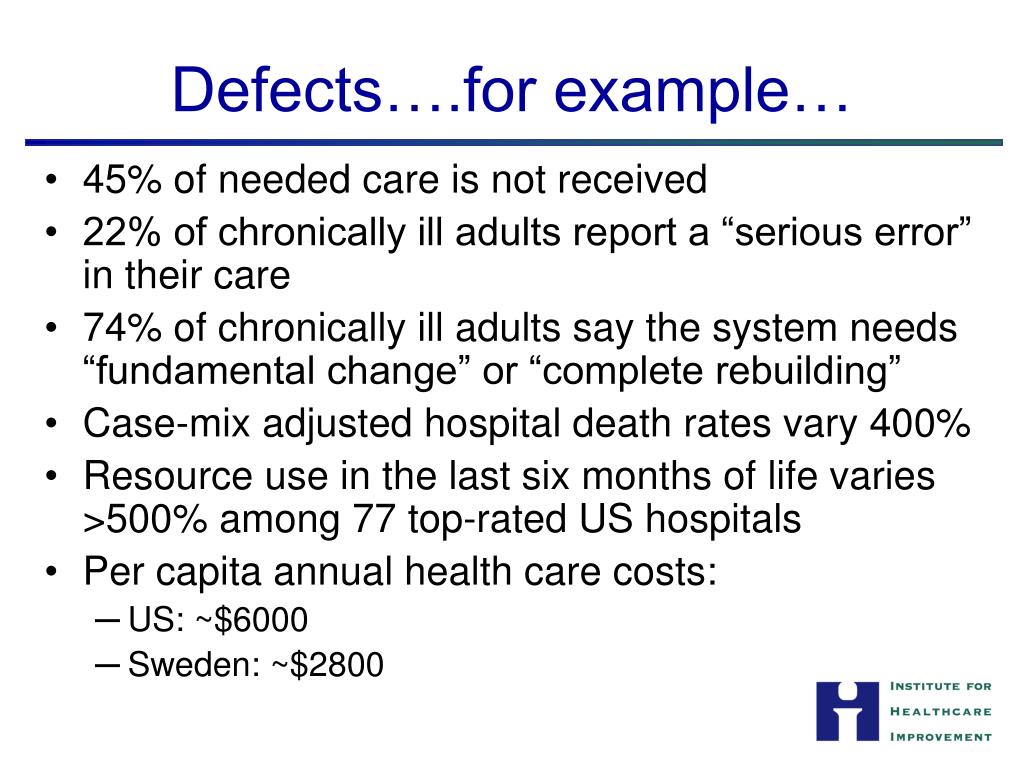PPT - Introduction to IHI: Improving Healthcare Quality and Value ...