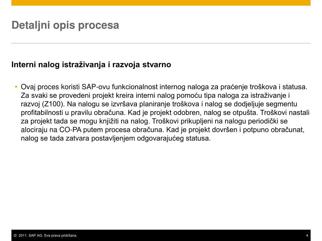 PPT - Internal Research and Development Orders in SAP PowerPoint ...