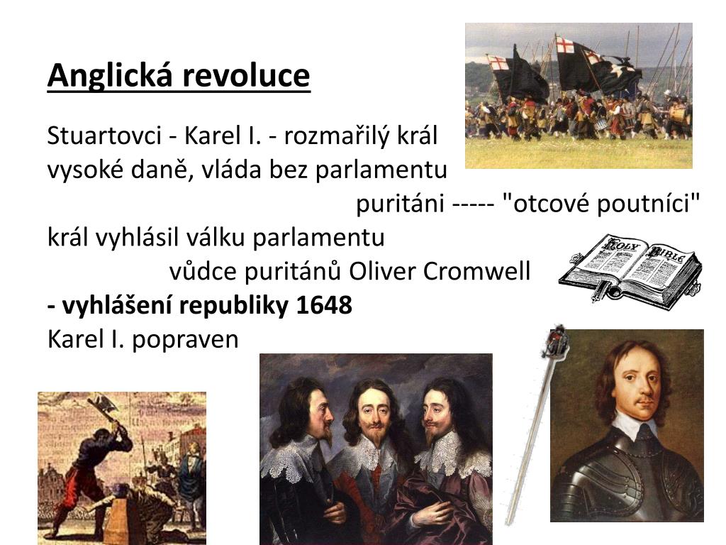 PPT - Anglická revoluce Stuartovci - Karel I. - rozmařilý král vysoké ...
