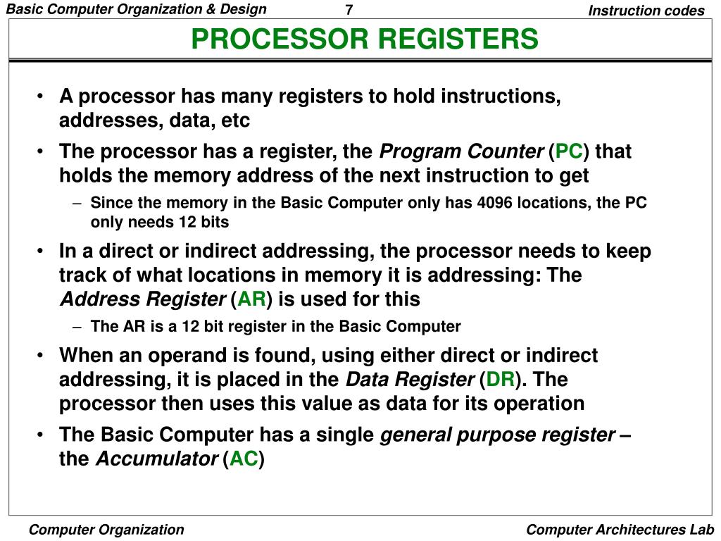 PPT - BASIC COMPUTER ORGANIZATION AND DESIGN PowerPoint Presentation ...