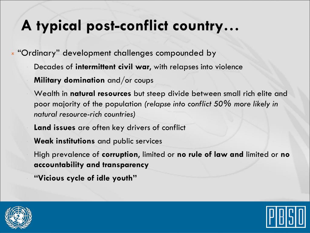 PPT - Peacebuilding: The Road to Sustainable Peace PowerPoint ...