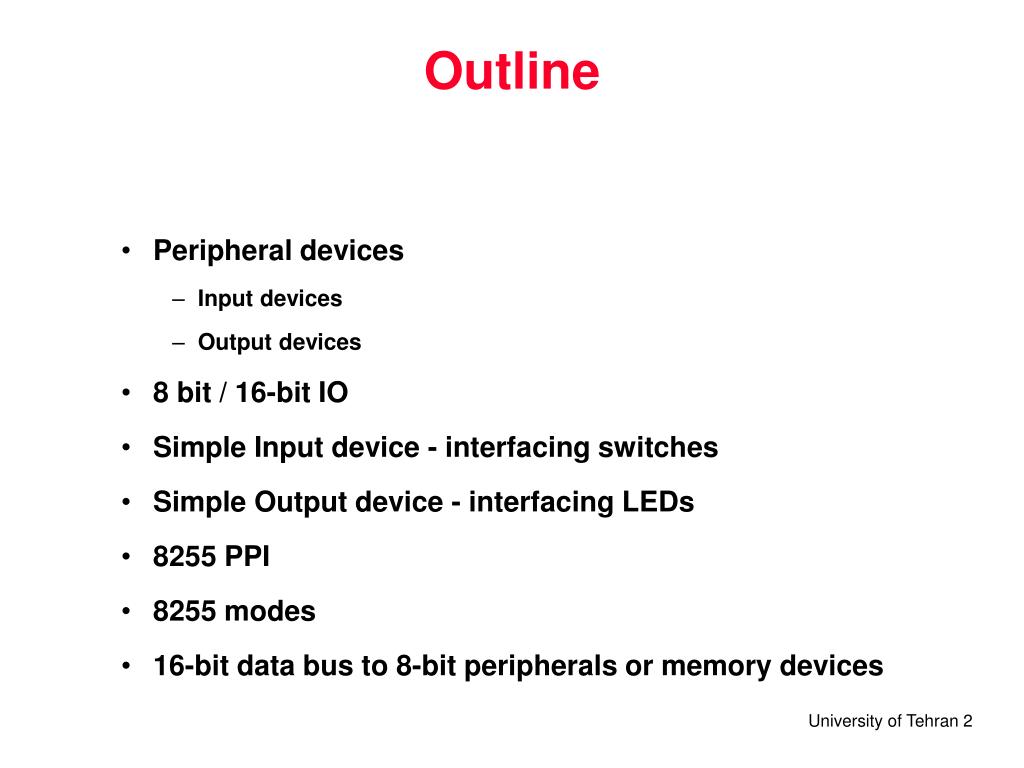 Ppt Microprocessor System Design Input Output Peripheral Interfacing Powerpoint Presentation