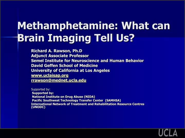 PPT - Methamphetamine: What can Brain Imaging Tell Us? PowerPoint ...