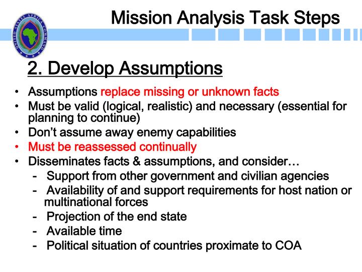 PPT - Crisis Action Planning Mission Analysis PowerPoint Presentation ...