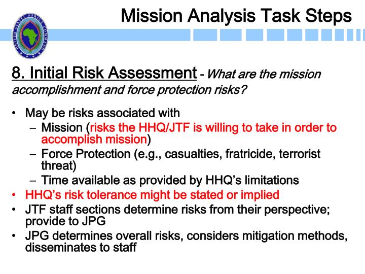 PPT - Crisis Action Planning Mission Analysis PowerPoint Presentation ...