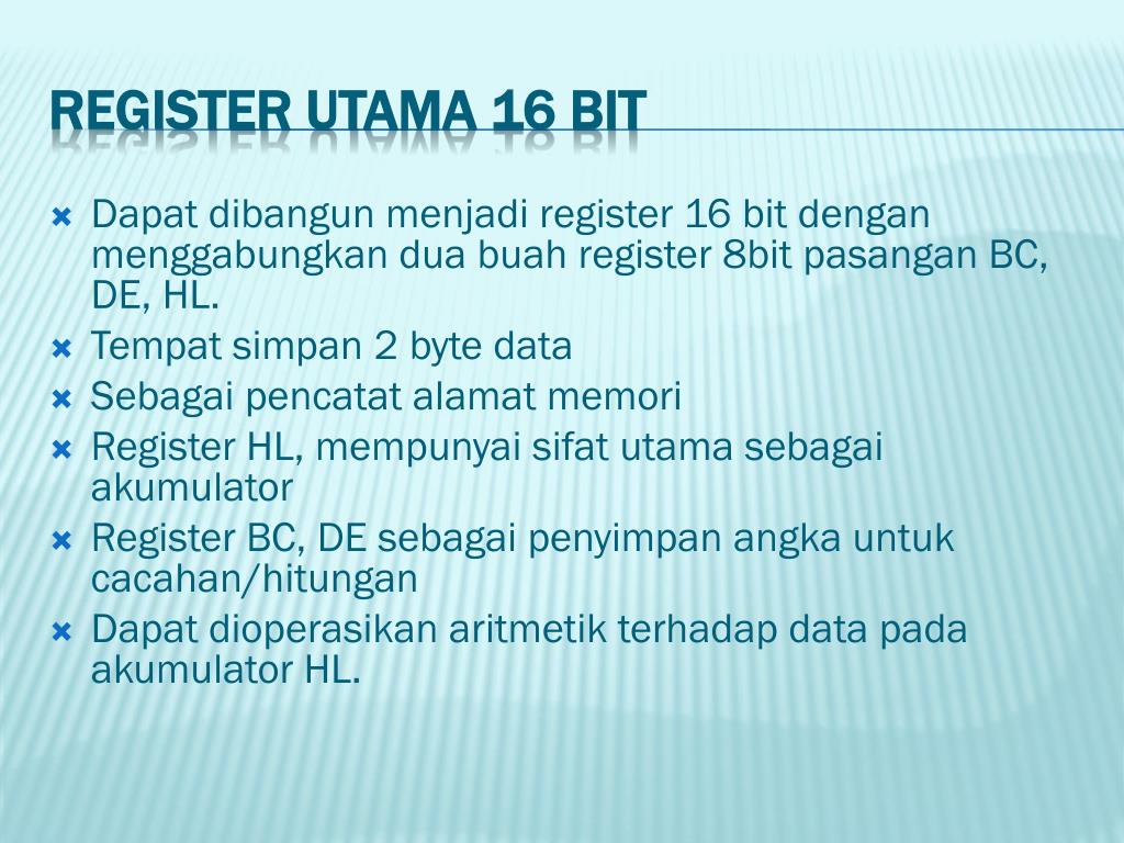 PPT - BAB II Unit Mikroprosesor PowerPoint Presentation, free download ...