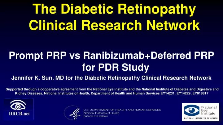 PPT - The Diabetic Retinopathy Clinical Research Network PowerPoint ...