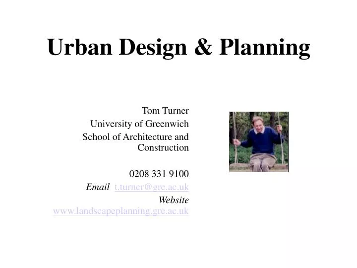 PPT - Urban Design & Planning PowerPoint Presentation, free download ...