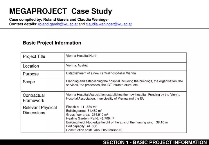 PPT - MEGAPROJECT Case Study PowerPoint Presentation, free download ...