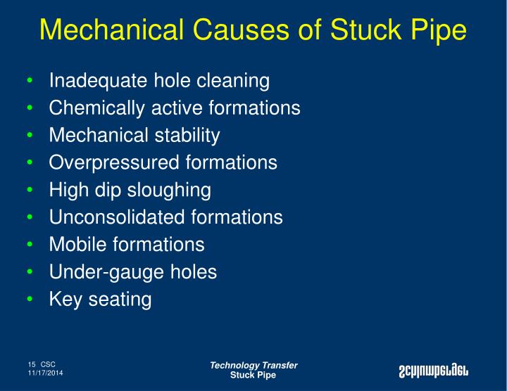 PPT - Technology Transfer Stuck Pipe PowerPoint Presentation - ID:6750581