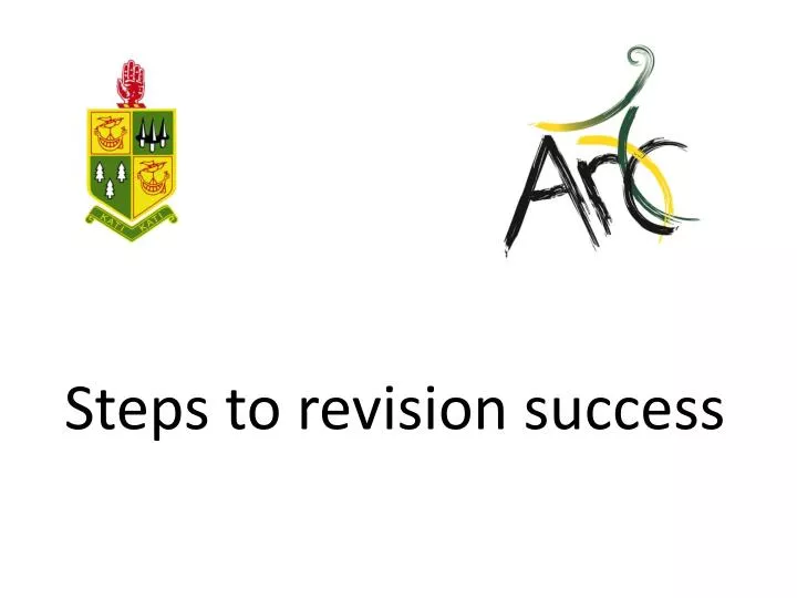 PPT - Steps to revision success PowerPoint Presentation, free download ...