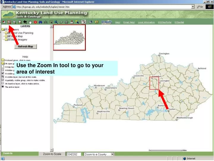 PPT - Use the Zoom In tool to go to your area of interest PowerPoint ...