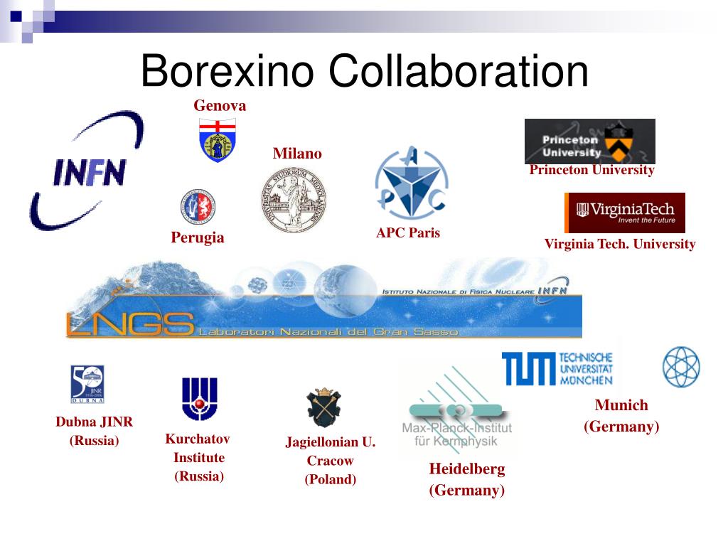 PPT - First Results from BOREXINO and Prospects of Low Energy Neutrino ...