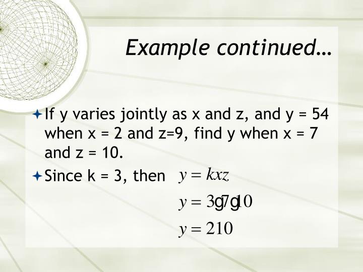 PPT - Joint and Combined Variation PowerPoint Presentation - ID:6753348