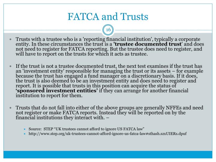 PPT - FATCA: An Update for STEP PowerPoint Presentation - ID:6753357