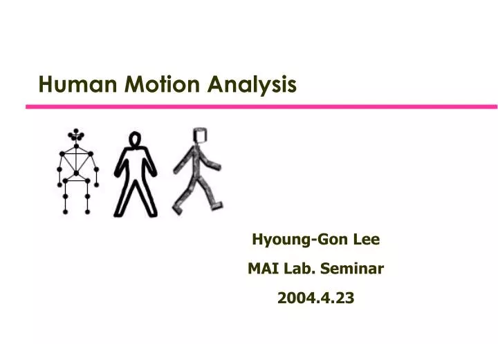 PPT - Human Motion Analysis PowerPoint Presentation, free download - ID ...