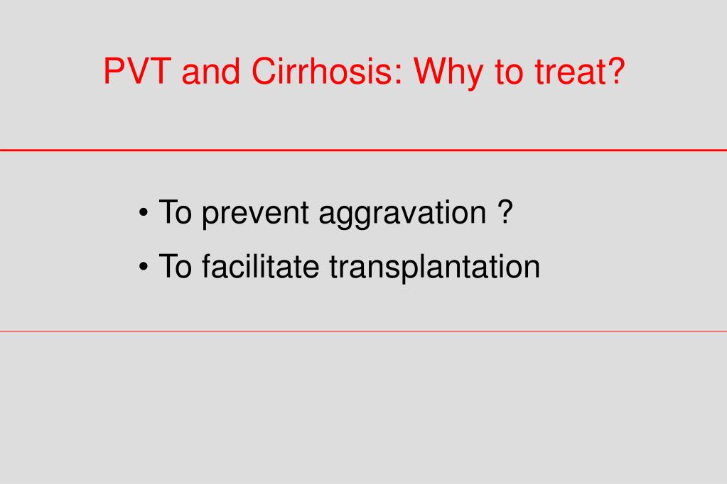PPT - PVT In Patients With Chronic Liver Disease PowerPoint ...