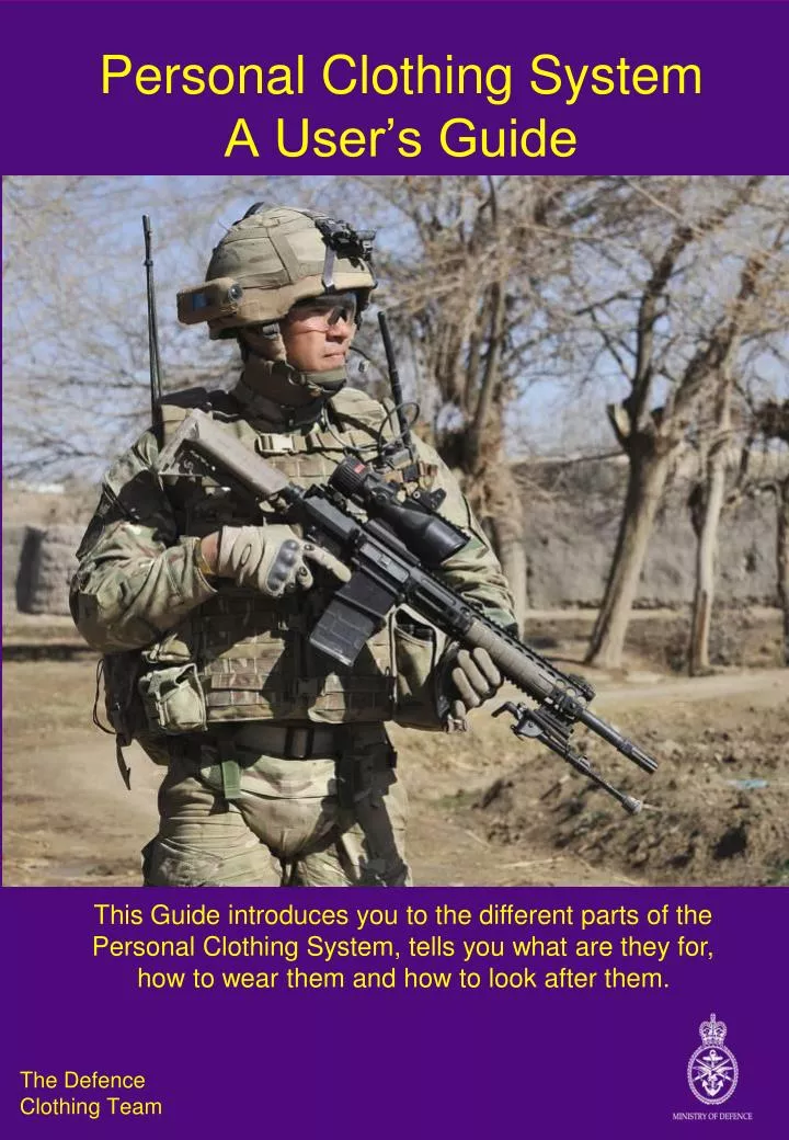 PPT - Personal Clothing System A User’s Guide PowerPoint Presentation ...