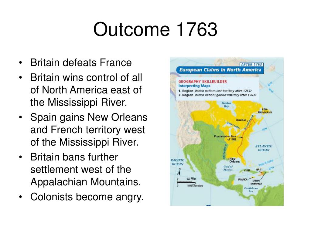 PPT - Seven Years War (1756-1763) French/Indian War (1756-1763 ...