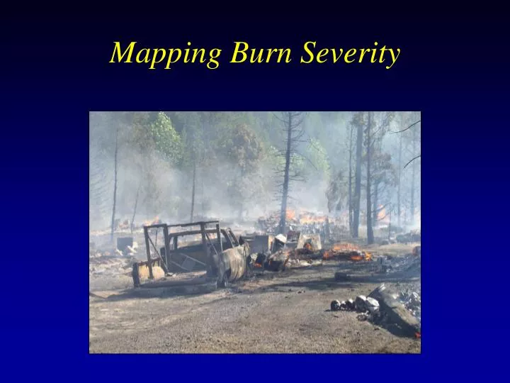 PPT - Mapping Burn Severity PowerPoint Presentation, free download - ID ...