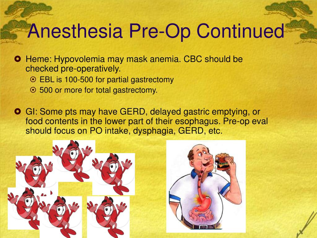 Ppt Gastric Resection General Surgical And Anesthetic Considerations