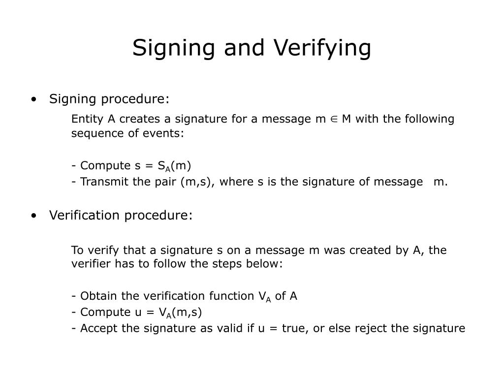 PPT - Digital Signatures and Public Key Encryption in Cryptography ...