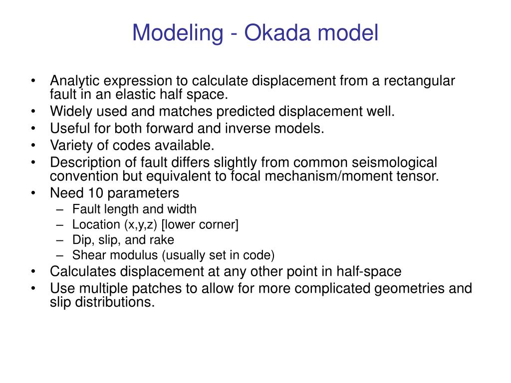 PPT - Geodesy and earthquakes rohan.sdsu:~kbolsen/geol600_nhe ...