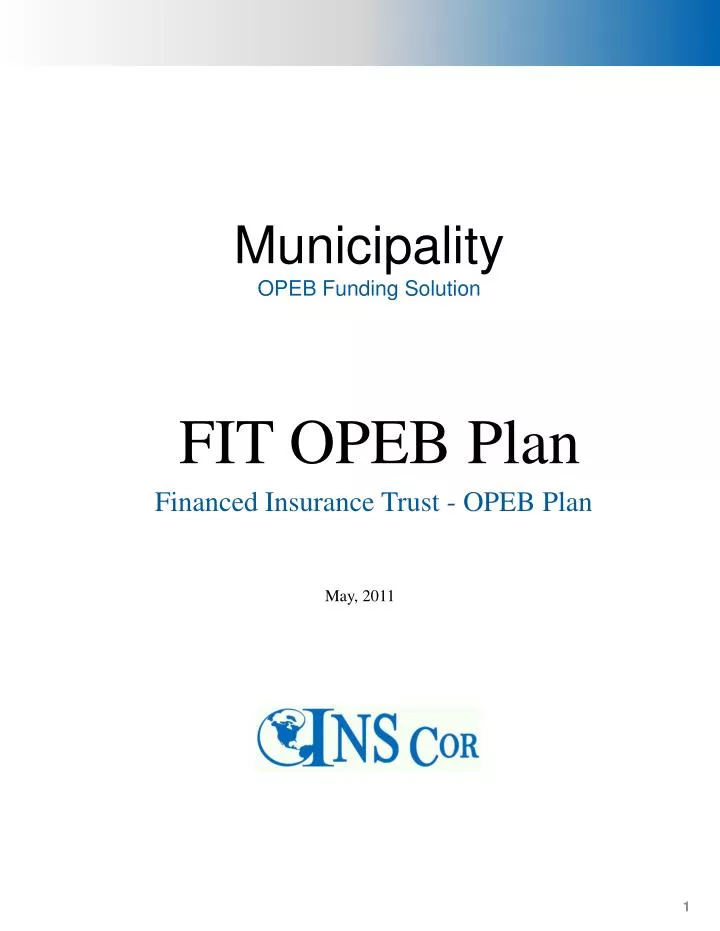PPT - Municipality OPEB Funding Solution PowerPoint Presentation, free ...