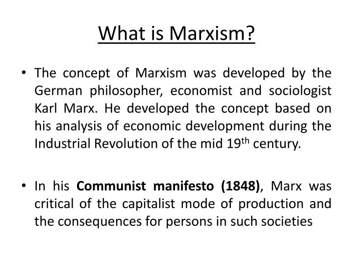 PPT - Marxism/ Neo- Marxism PowerPoint Presentation - ID:6758986