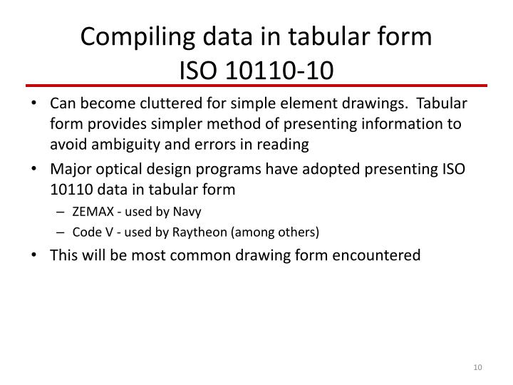 PPT - ISO 10110 Optical Drawing Standards PowerPoint Presentation - ID ...
