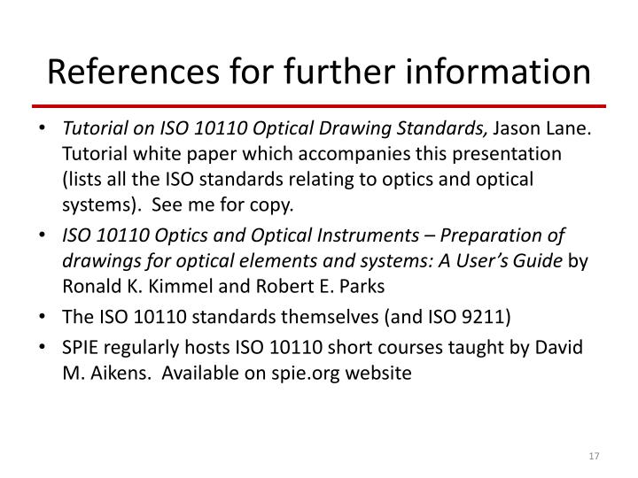 PPT - ISO 10110 Optical Drawing Standards PowerPoint Presentation - ID ...