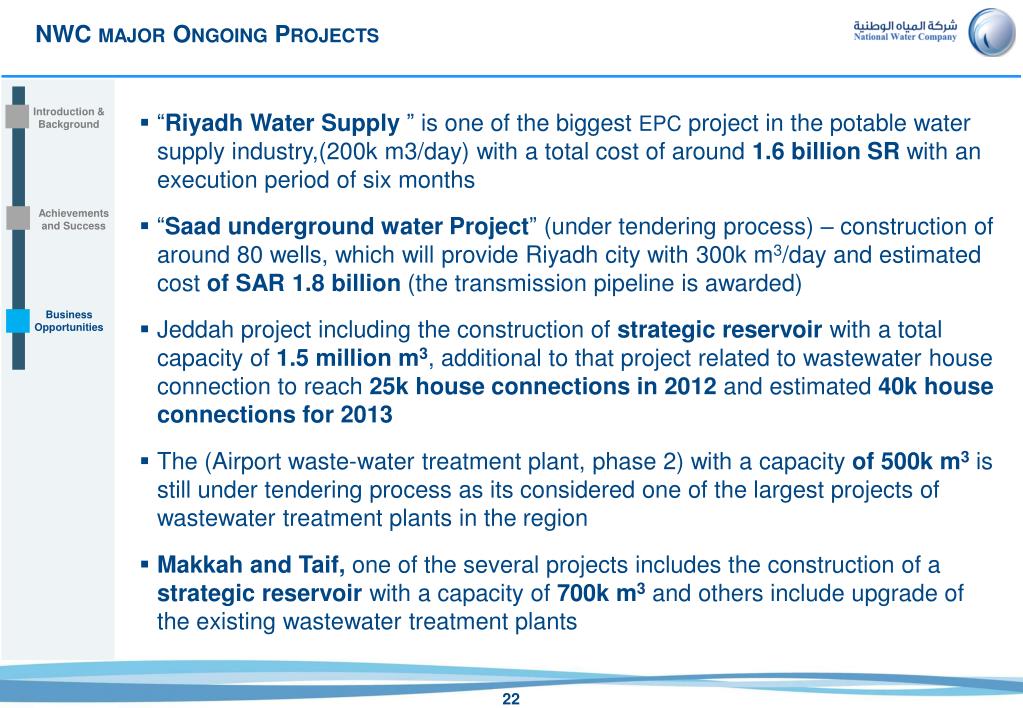 PPT - Opportunities in Saudi Arabian Water & Wastewater Sector ...