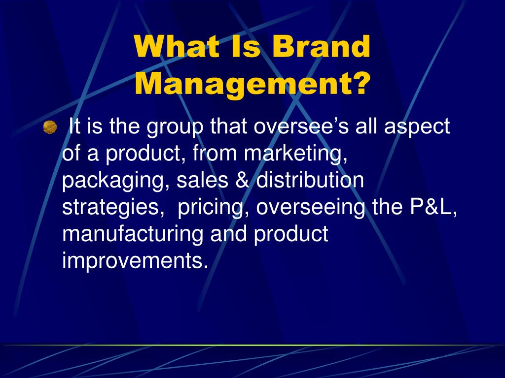 PPT - Product & Brand Management PowerPoint Presentation, free download ...