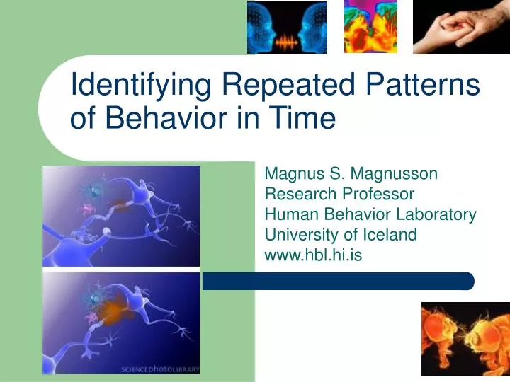 PPT - Identifying Repeated Patterns of Behavior in Time PowerPoint ...