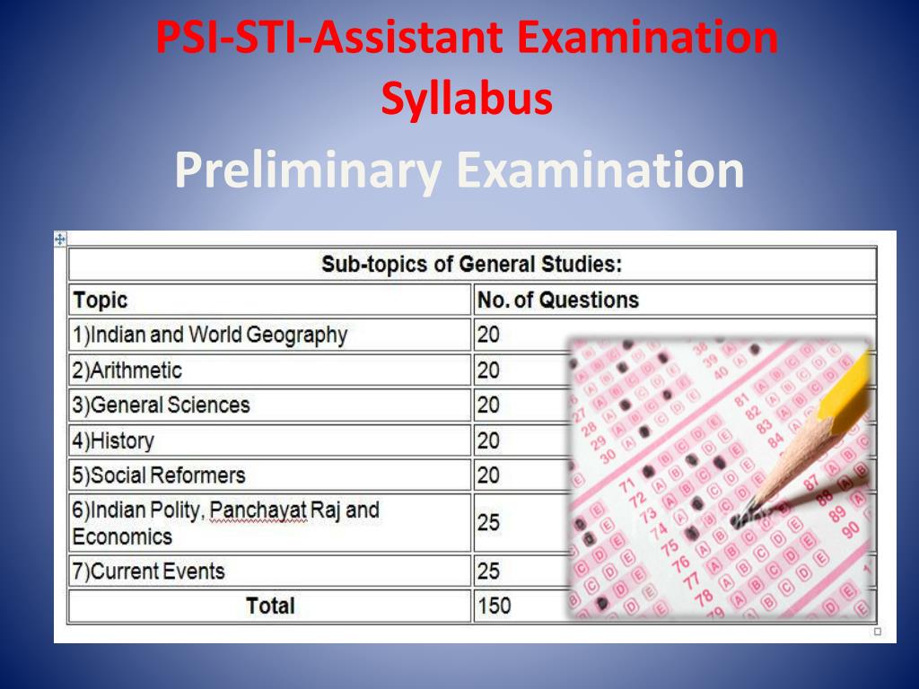 PPT - State Civil Services Examination (MPSC) PowerPoint Presentation ...