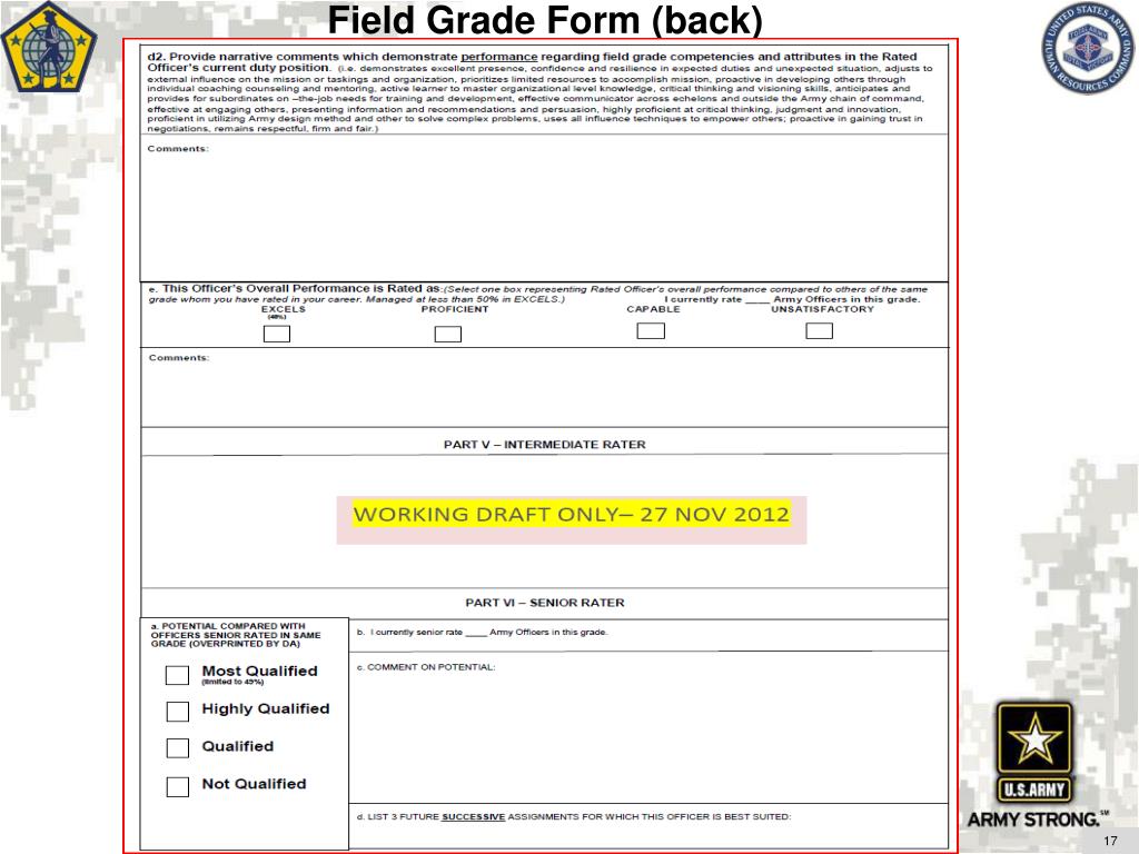 PPT - Revised Officer Evaluation Report PowerPoint Presentation, free ... PPT - Revised Officer Evaluation Report PowerPoint Presentation, free ...