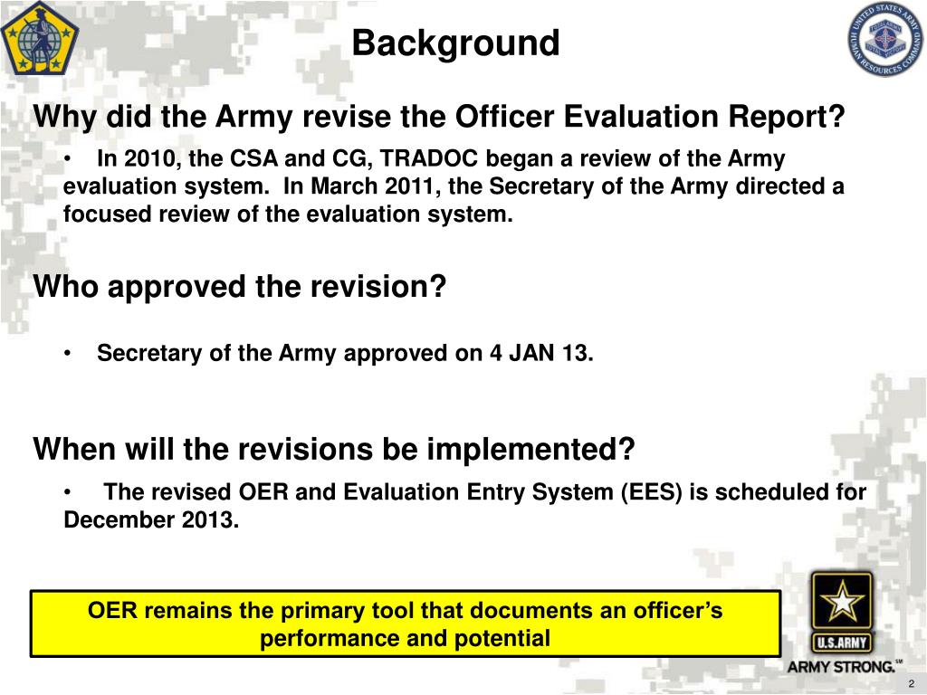 PPT - Revised Officer Evaluation Report PowerPoint Presentation, free ... PPT - Revised Officer Evaluation Report PowerPoint Presentation, free ...