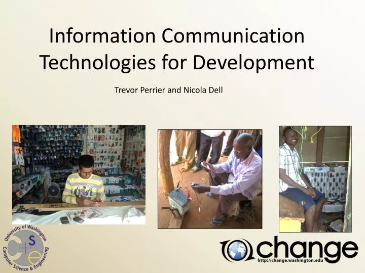 PPT - Information Communication Technologies for Development PowerPoint ...