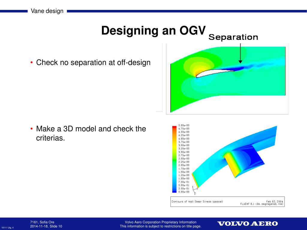 PPT - Project in jet engine OGV aerodynamics - Vane design PowerPoint ...
