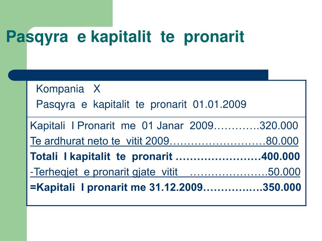 PPT - Kontabiliteti teori dhe praktikë,sistem informacioni dhe ...