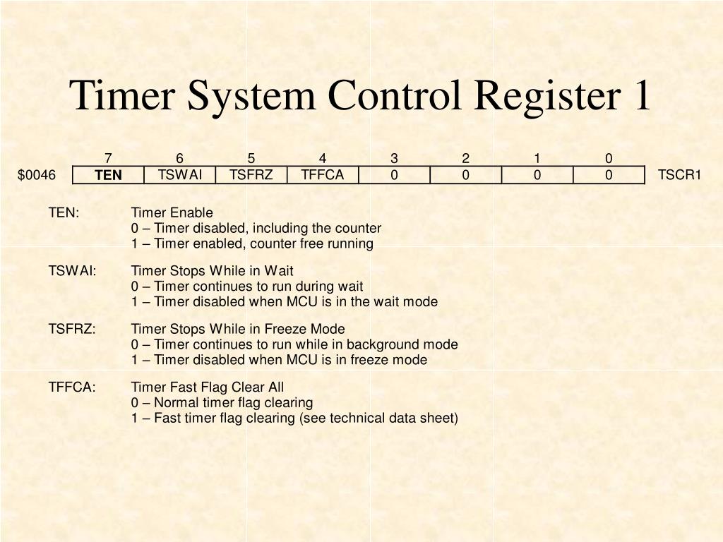 PPT - Timers PowerPoint Presentation, free download - ID:6762566