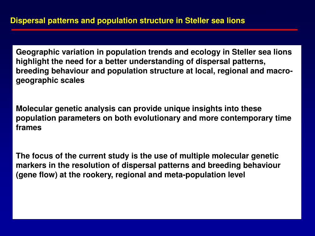 PPT - Greg O’Corry-Crowe Carolina Bonin Tom Gelatt Ken Pitcher Tom ...
