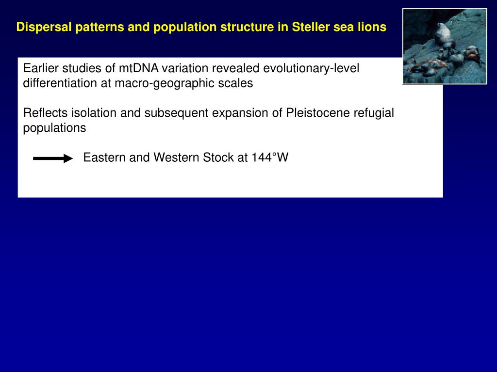 PPT - Greg O’Corry-Crowe Carolina Bonin Tom Gelatt Ken Pitcher Tom ...