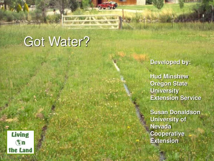 PPT - Got Water? PowerPoint Presentation, free download - ID:6763296