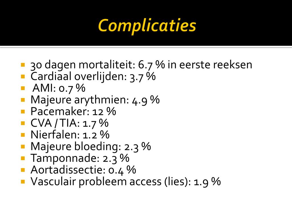 PPT - Percutane aortaklep vervanging (PAVI) PowerPoint Presentation ...