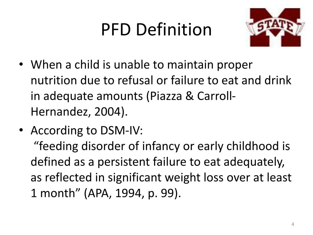 PPT - Treatment of Pediatric Feeding Disorder in Children with Autism ...
