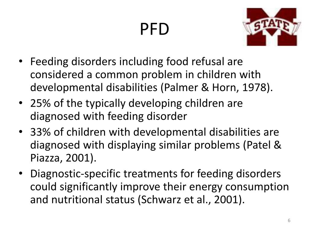 PPT - Treatment of Pediatric Feeding Disorder in Children with Autism ...